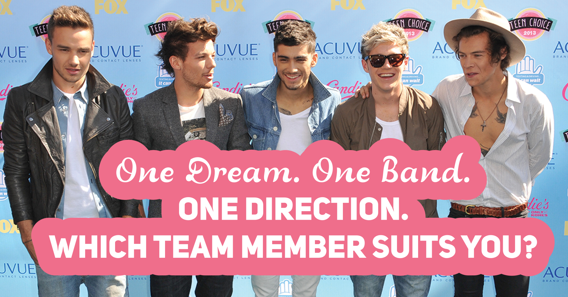 One Dream. One Band. One Direction. Which Team Member Suits You? - Quiz